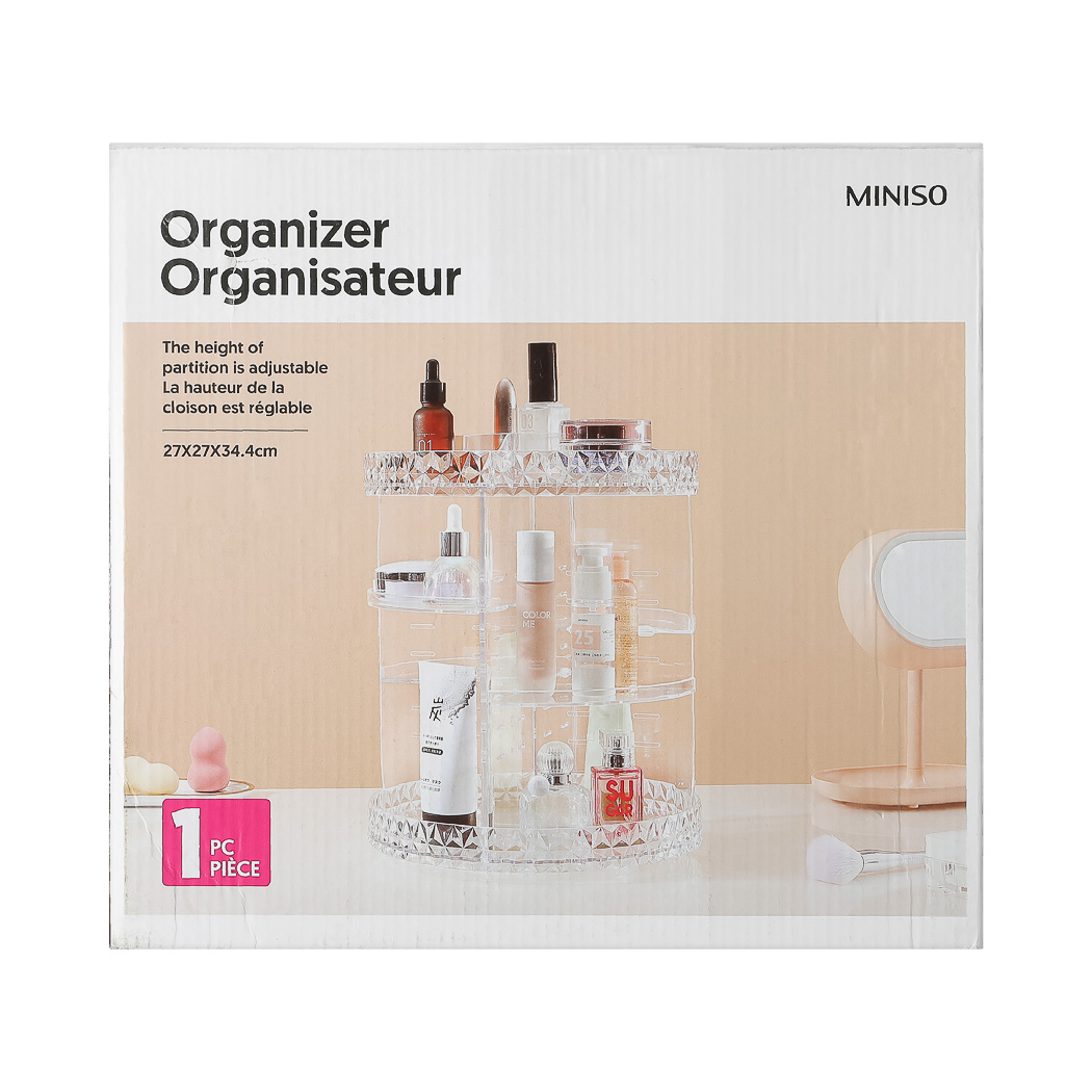 Makeup Organizer Miniso - Makeup Vidalondon